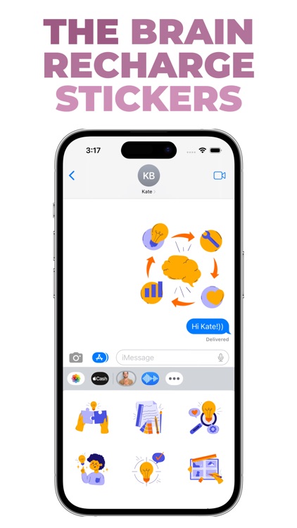 The Brain Recharge stickers by Ahmad Ali Ashraf