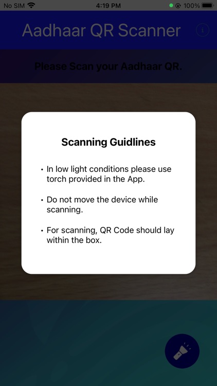 Aadhaar QR Scanner by UIDAI