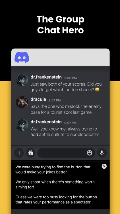 Clapback AI Keyboard by Clickety Clacks, LLC