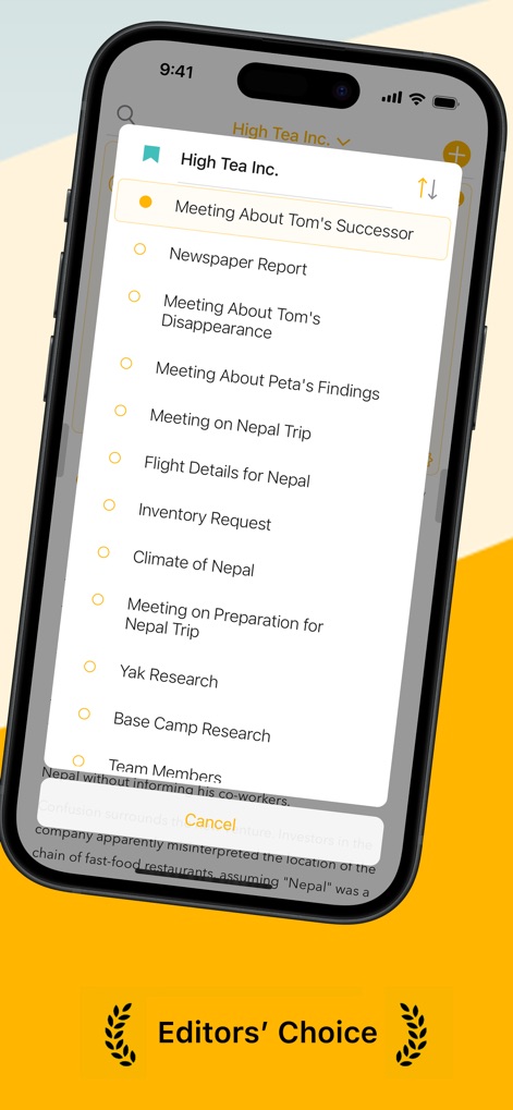 Agenda: Notes meets Calendar - Productivity App | MWM