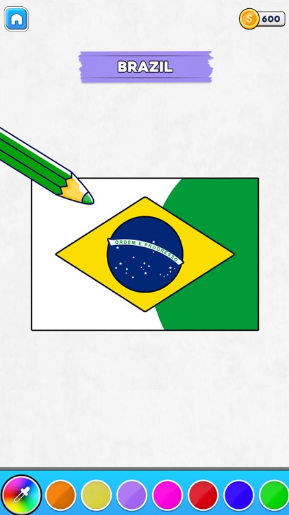 Draw the Flag-Painting Puzzle by Mughees Asghar