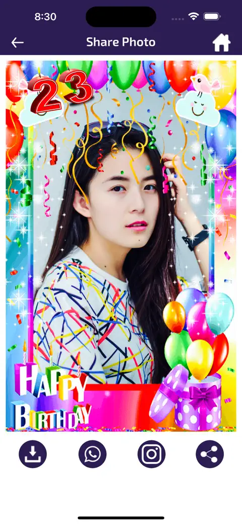 192+ Best Birthday Frames For Photos Editor Apps for iPhone (2026 ...