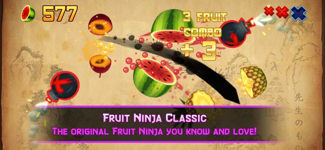 Fruit Ninja Apple