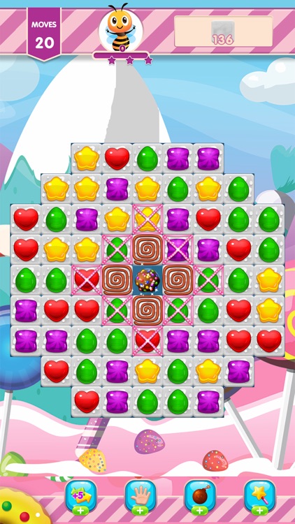 Bee Rush: Match 3 Candy Puzzle by Vitalii Chardymov
