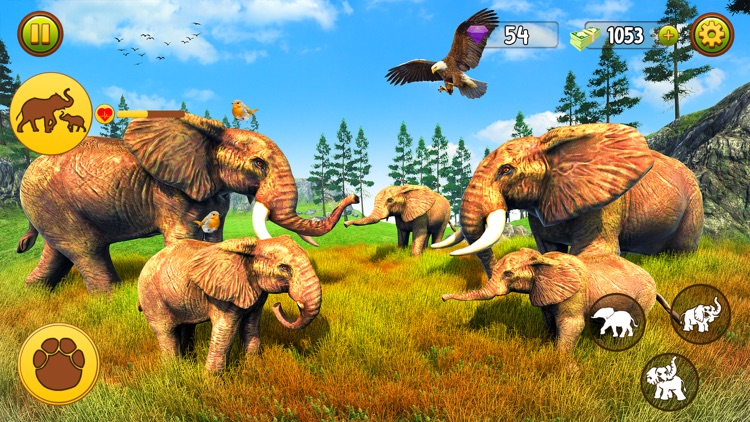 Wild Elephant Simulator Family by Big Kid Gaming Studio