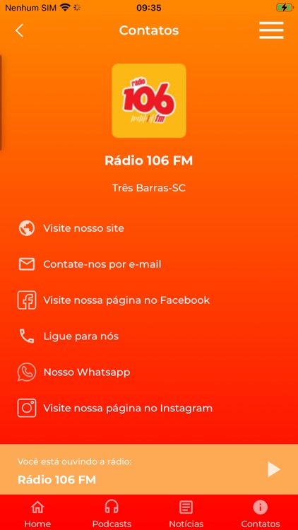 Rádio 106 FM - Ao Vivo by Rádio 106FM