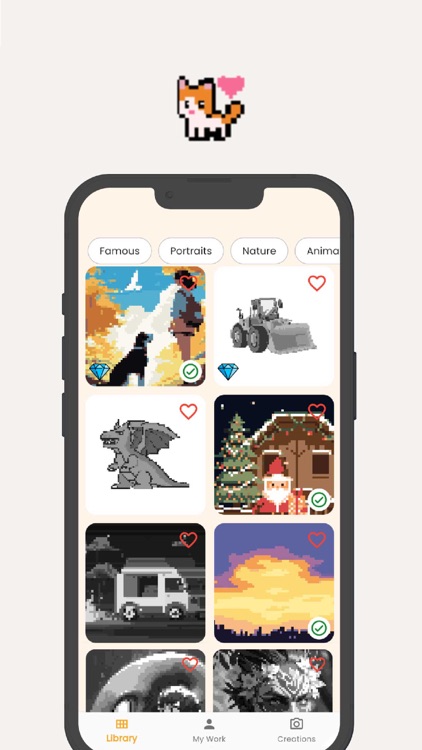 Pixel Buddy - color by number by Chunky Tofu Studios LLC
