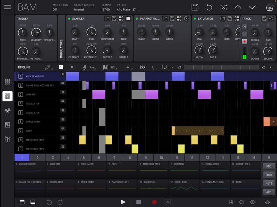 iOS Musician Apps: BAM - Beat Maker & Music Maker
