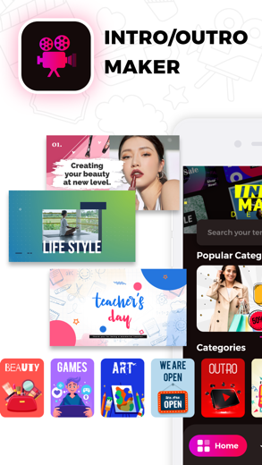Intro Maker For YouTube Video for iPhone - APP DOWNLOAD