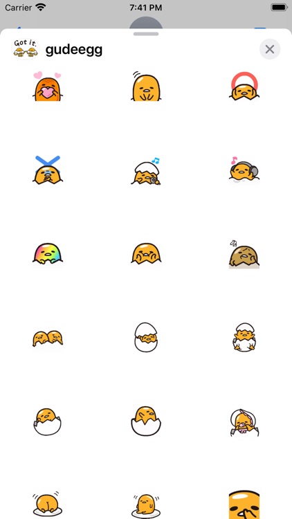 Gudetama's Stickers by MOHAMED BOUAAZA