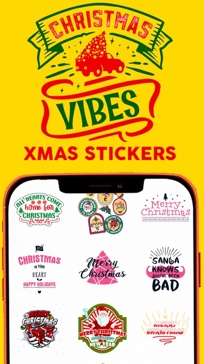 Christmas Vibes Stickers by Sumit