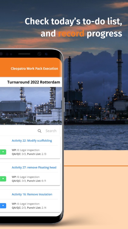 Cleopatra Work Pack Execution by Cost Engineering