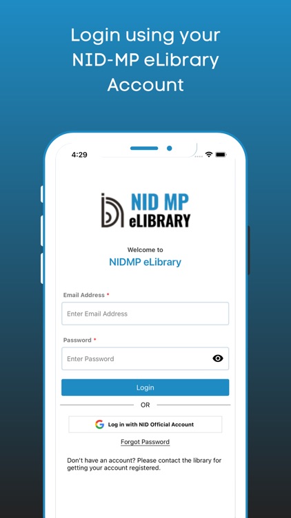 NID MP eLibrary by Refread Solutions Private Limited