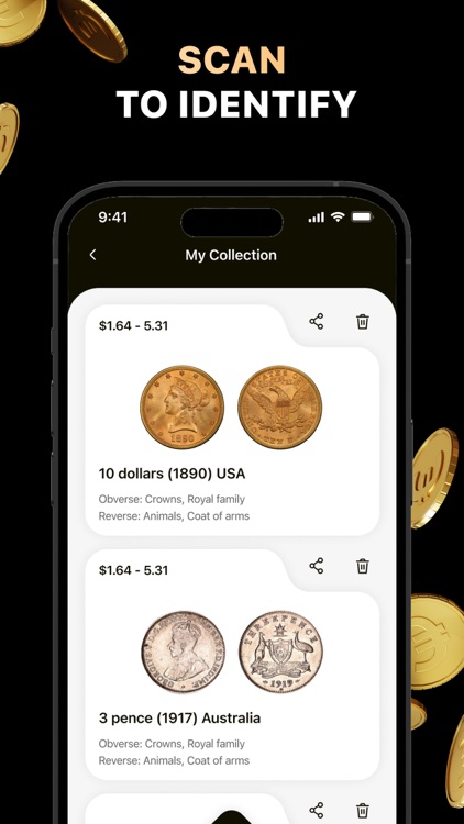 Coinco: Coin Identifier, Scan by EMIRHAN PISTOFOGLU