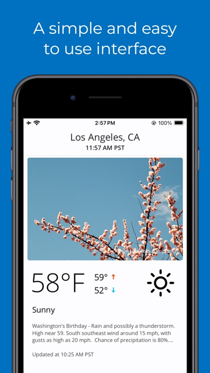 SimpleWeather - A weather app by DAVE ANTOINE