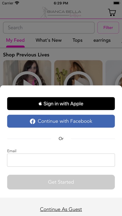 Bianca Bella Boutique by CommentSold Apps SIV