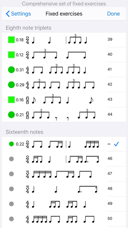 Rhythm Sight Reading Trainer by Rolfs Apps