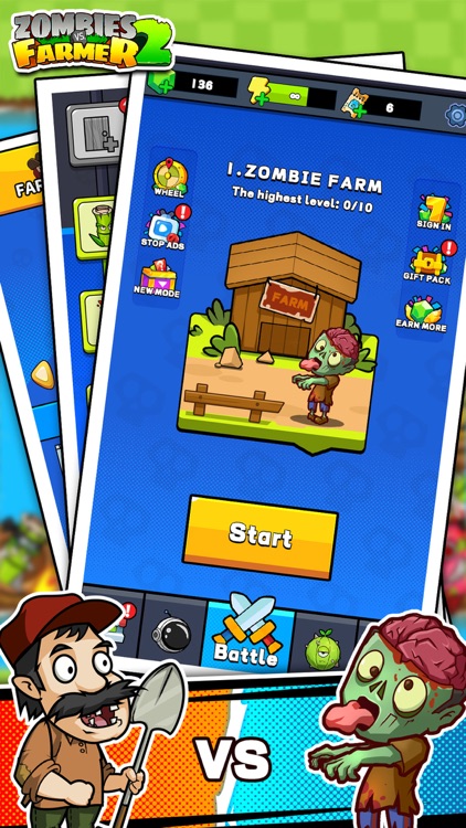 Zombies Vs Farmer by SkyIsland Co., Ltd.