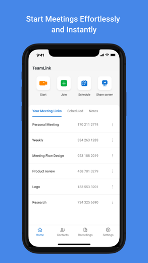 TeamLink Video Conferencing for iPhone - APP DOWNLOAD