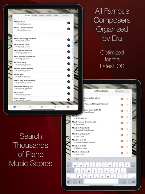 Piano Music Sheet Scores - Music App | MWM