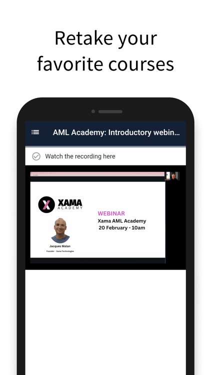 Xama AML Academy by Xama Technologies Ltd
