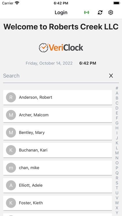 VeriClock Kiosk by VeriClock Inc.