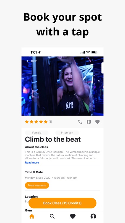 Classtap: Fitness access app by Classtap