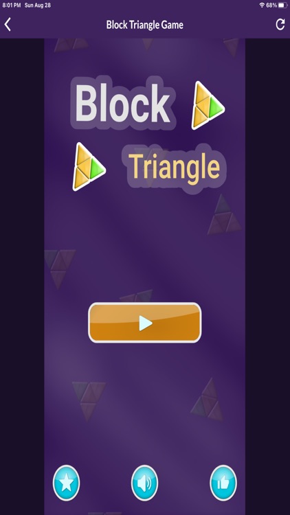 Triangle Block Puzzle Tangram by Christopher Wilson