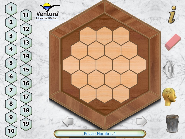 Hexagon Puzzles by Ventura Educational Systems