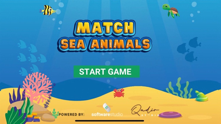 Match Sea Animals Kids Puzzle by Apploft.co.uk