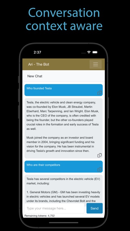 Ari - The AI Bot by FARENTAL PTY LTD