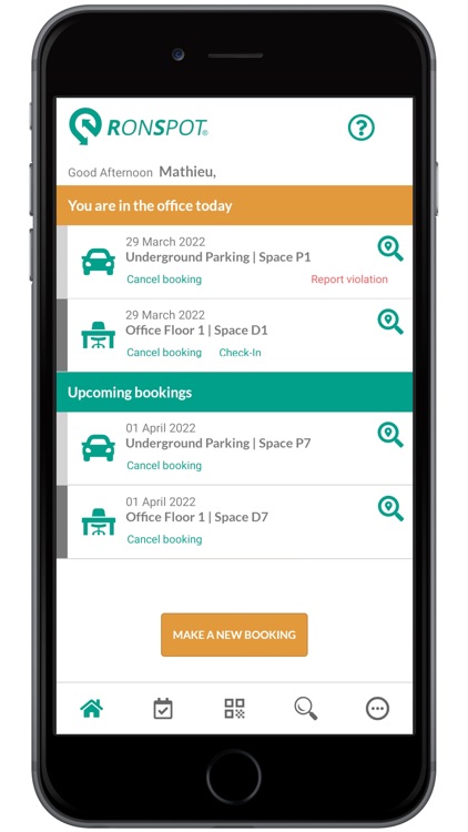 RONSPOT - Desk & Parking Mgt by Jemstone Technologies.