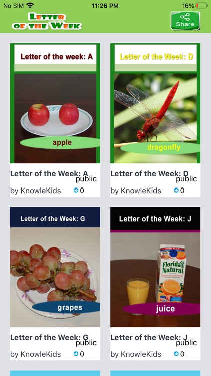 Letter of the Week Lite by KnowleMedia