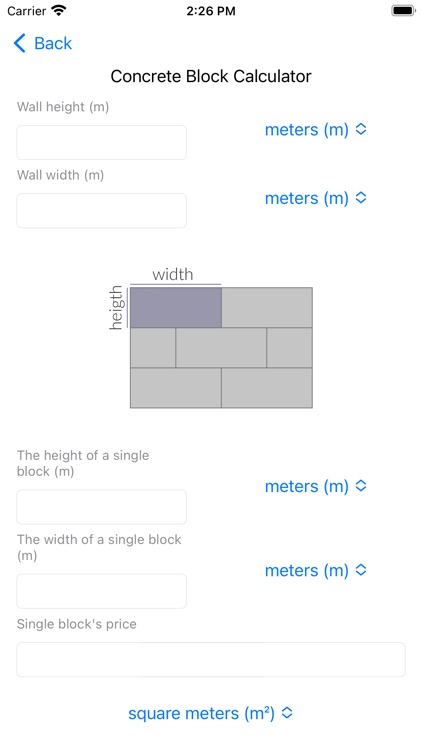 Cement & concrete calculators by Vladislav Zhirnov