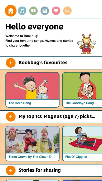 Bookbug’s Songs and Rhymes by Scottish Book Trust
