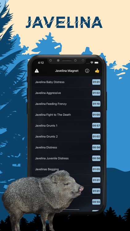 Javelina Magnet- Animal Calls by Scott Dawson