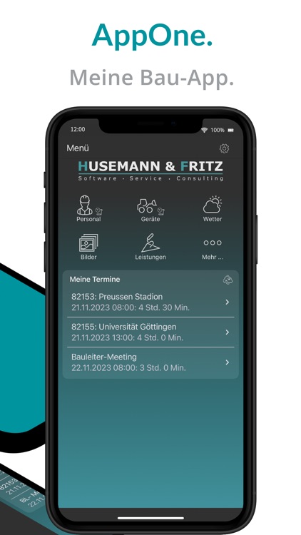 AppOne Baustellendokumentation by Husemann & Fritz EDV Organisations ...