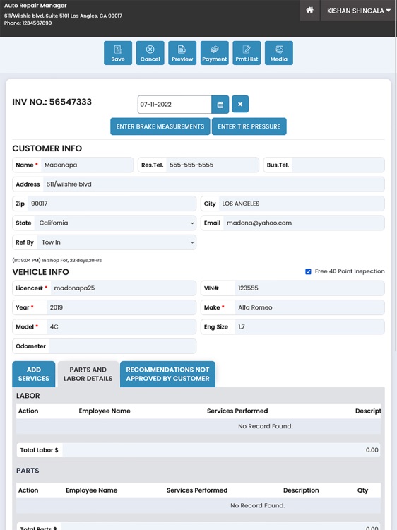 Auto Repair Manager by Apex Global Solutions