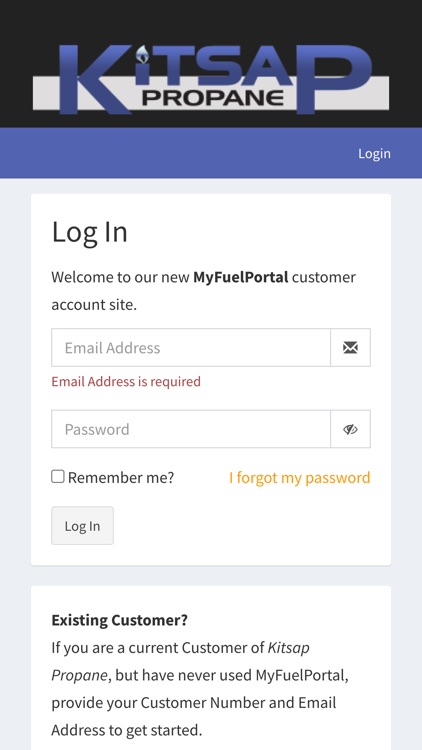 Kitsap Propane Portal by EDPO, LLC