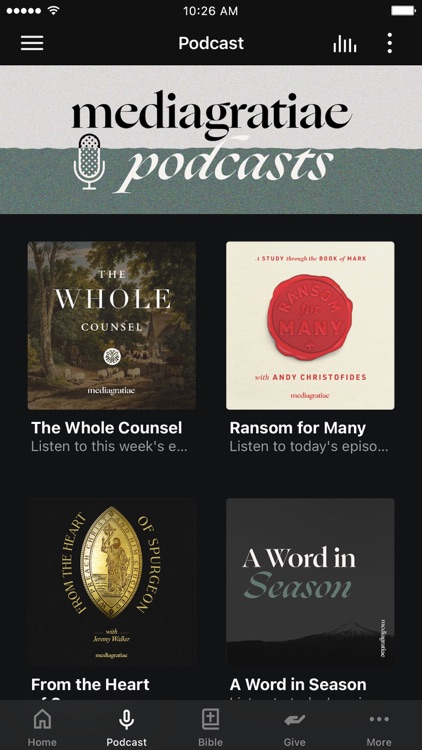 Media Gratiae by Christ Church Media Inc