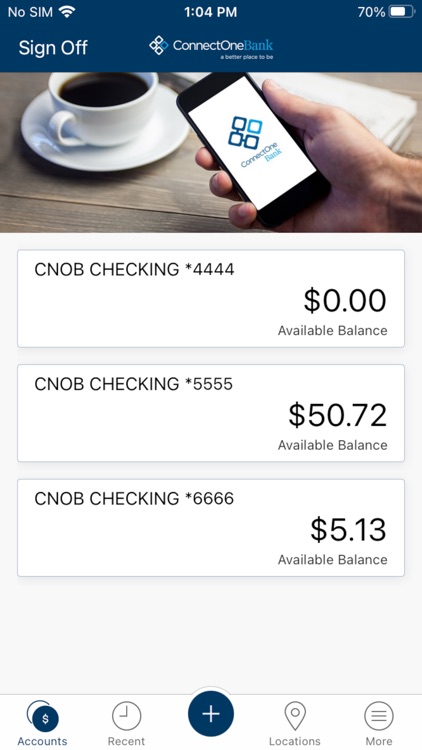 ConnectOne Bank Mobile by ConnectOne Bancorp, Inc