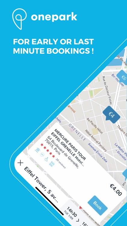 Onepark, Book a parking space! by OnePark