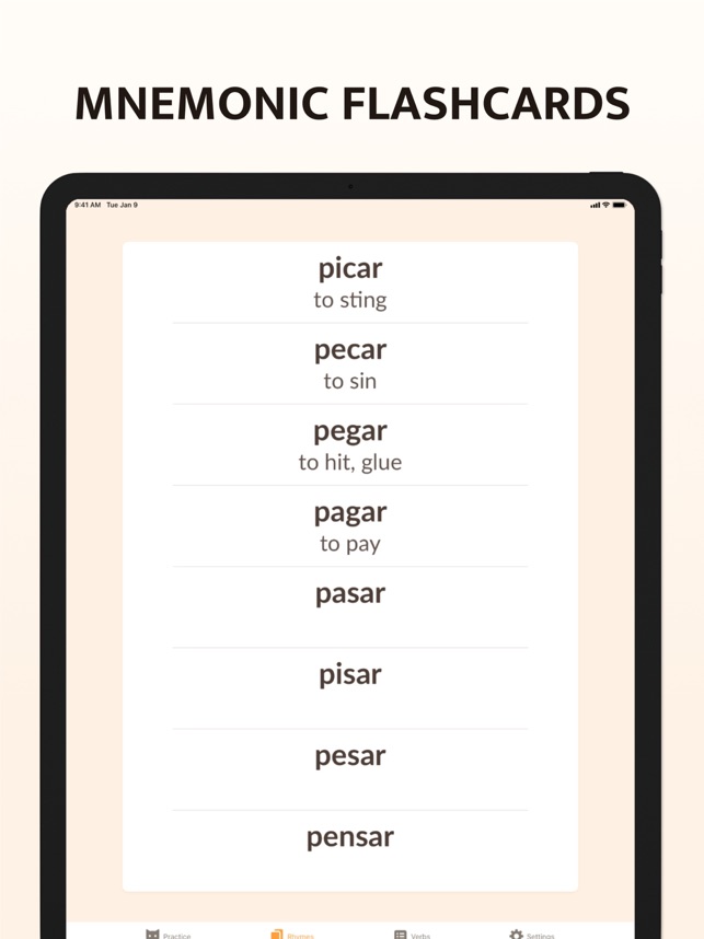 Pensar Conjugation