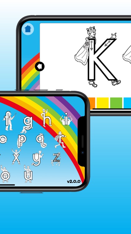 Letterland Rainbow Writing by Letterland