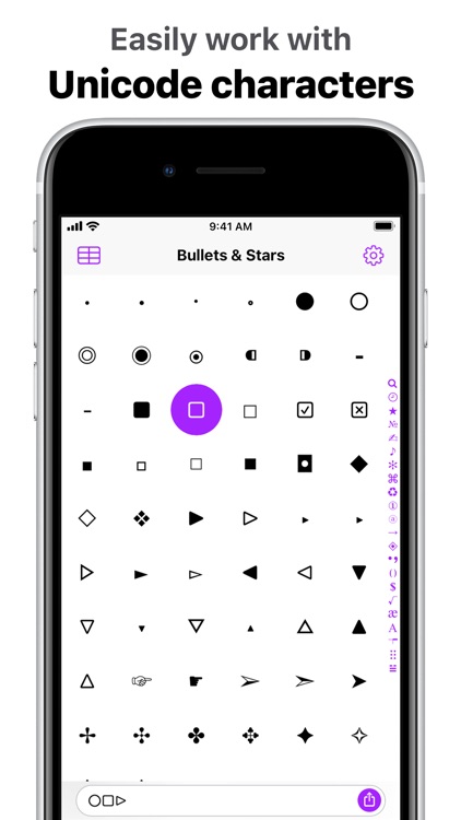 UniChar — Unicode Keyboard by Jordan Hipwell