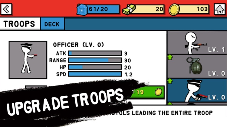 Stickman Army: World War Fight by Koco Games