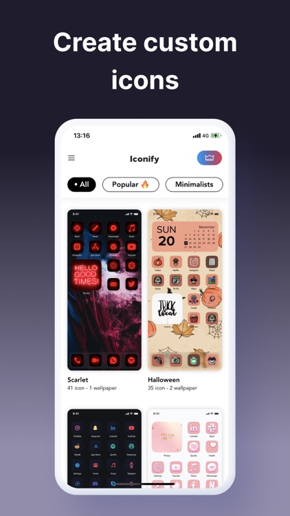 Iconify - Custom Icons Themes by 300K