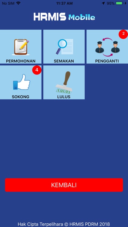 HRMIS Mobile PDRM by Royal Malaysia Police