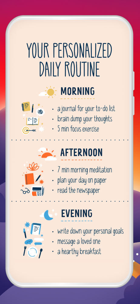 Fabulous Daily Routine Planner Overview Apple App Store US