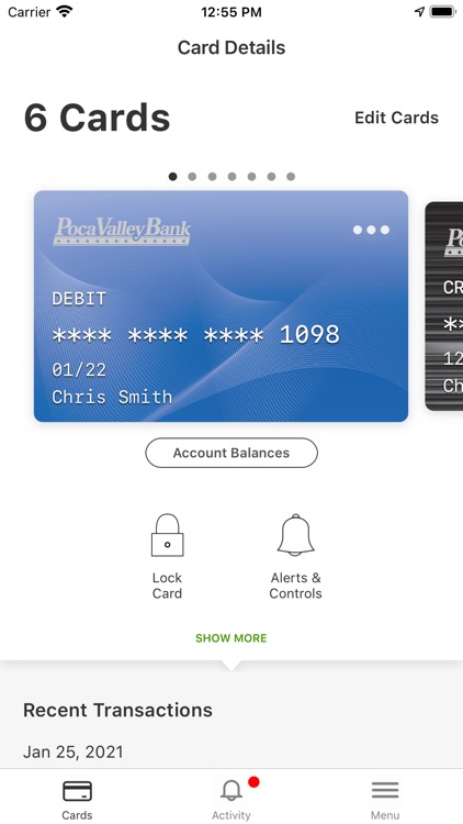 PVB Smart Card by Poca Valley Bank